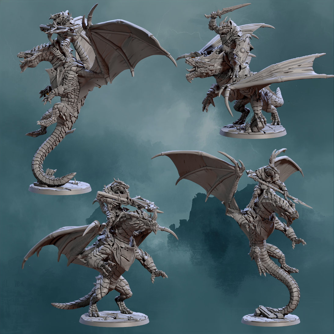 Draconian Scourge - Assault Dragons • Riders - Orks en Dorks